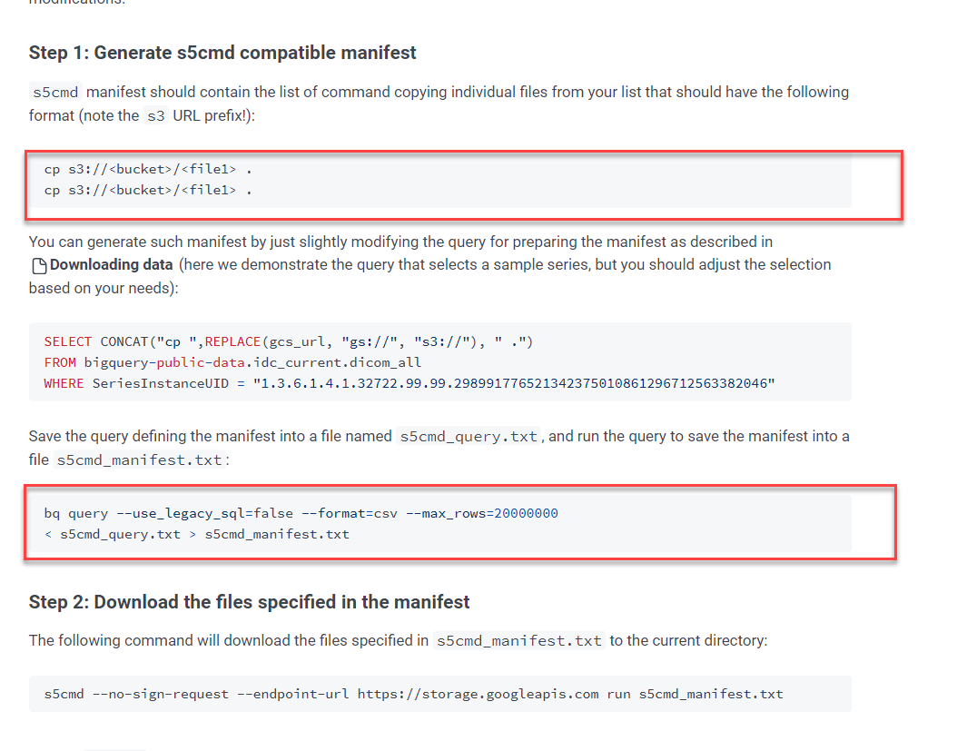Add the option to export s5cmd compatible manifest · Issue #1155 · ImagingDataCommons/IDC-WebApp ...
