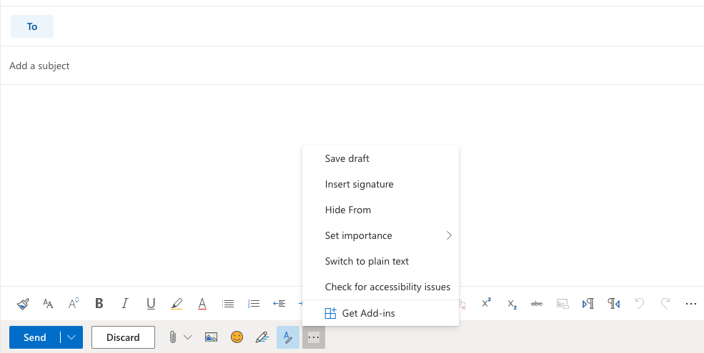Outlook Add-in not showing on web version menu with sideload · Issue ...