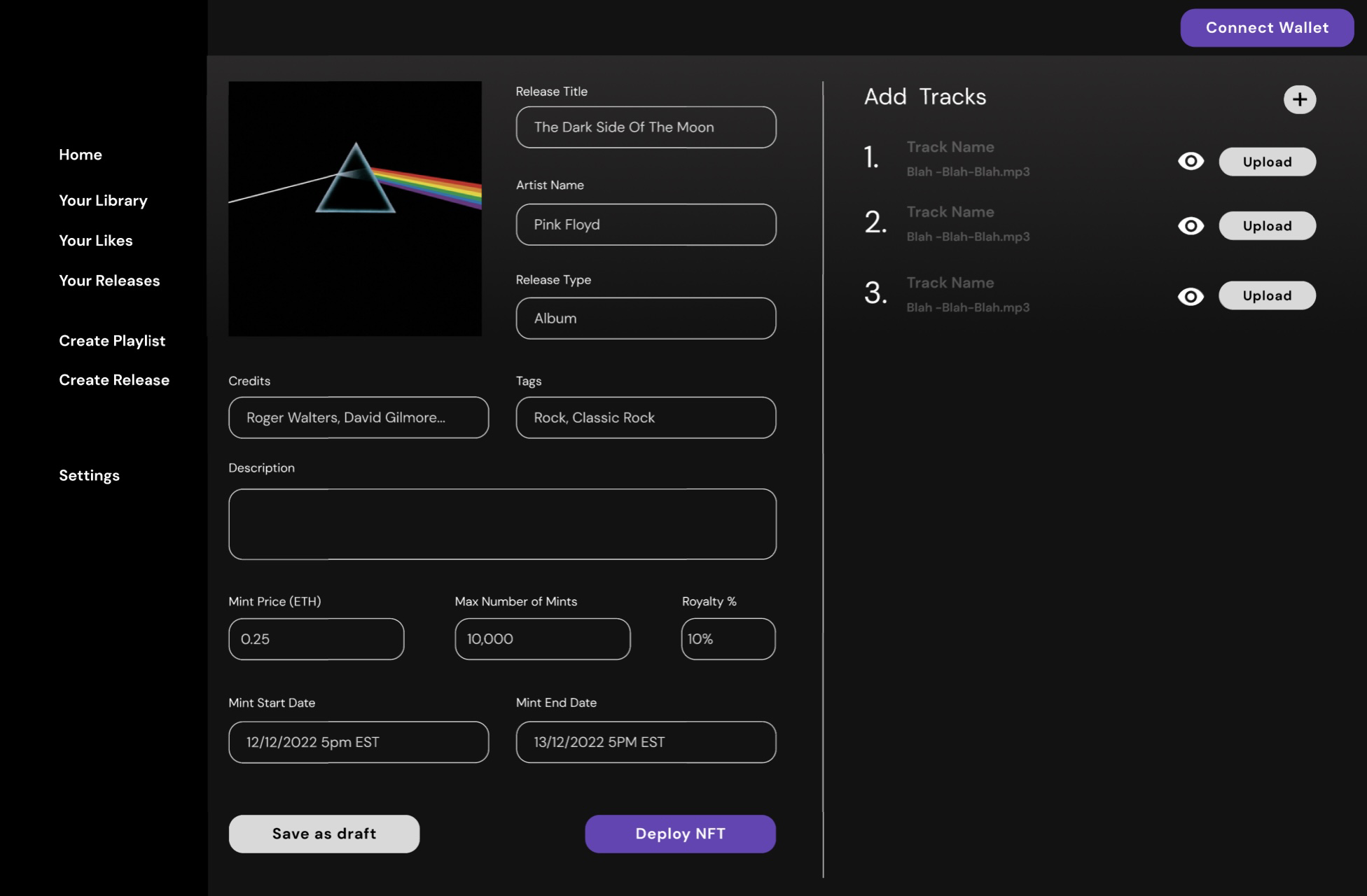 GitHub - jtardioli/symphony-interface: interface for musicians to mint and manage their albums ...