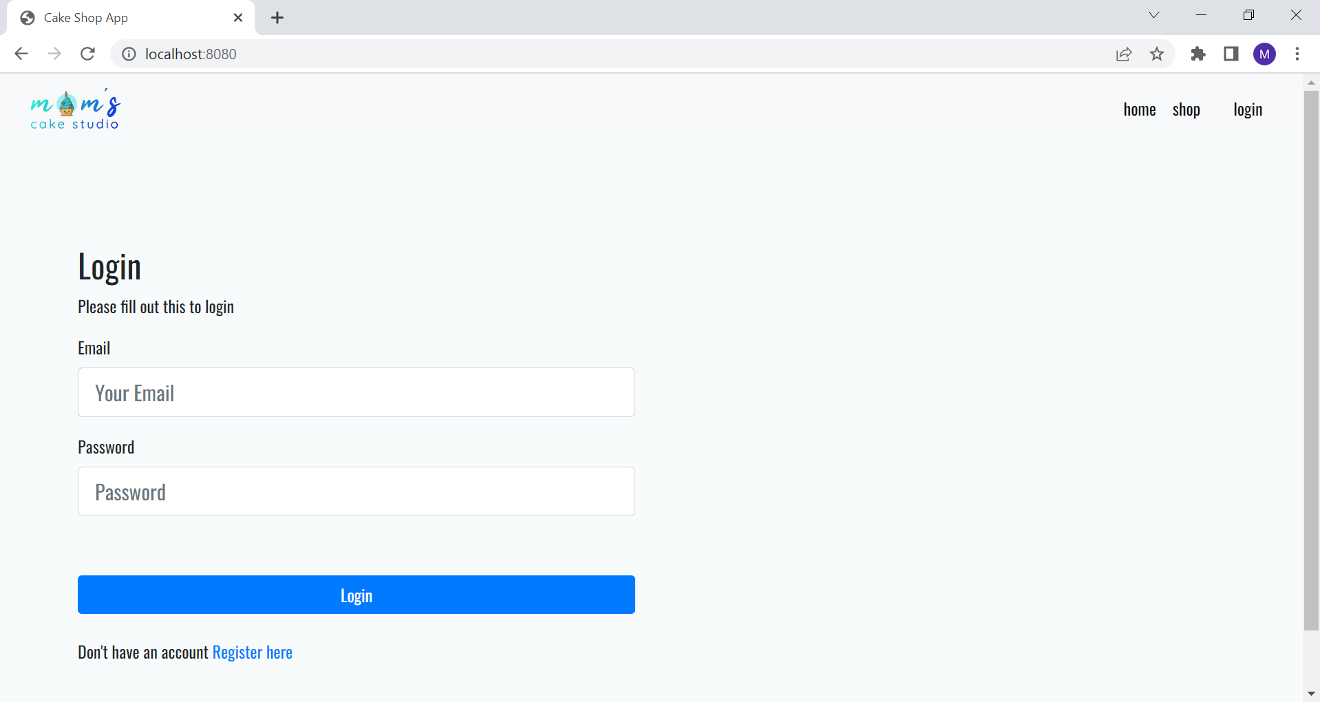 GitHub - radovan85/cake-shop-app