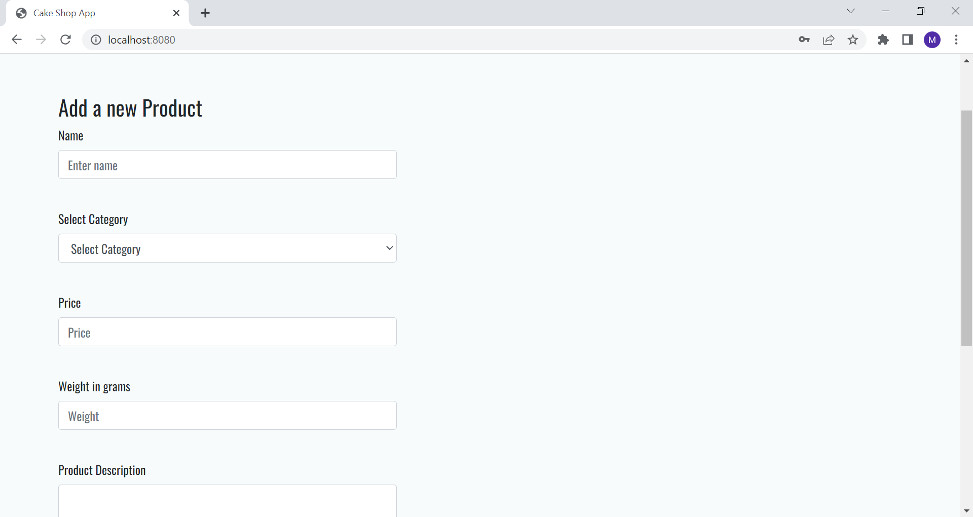 GitHub - radovan85/cake-shop-app