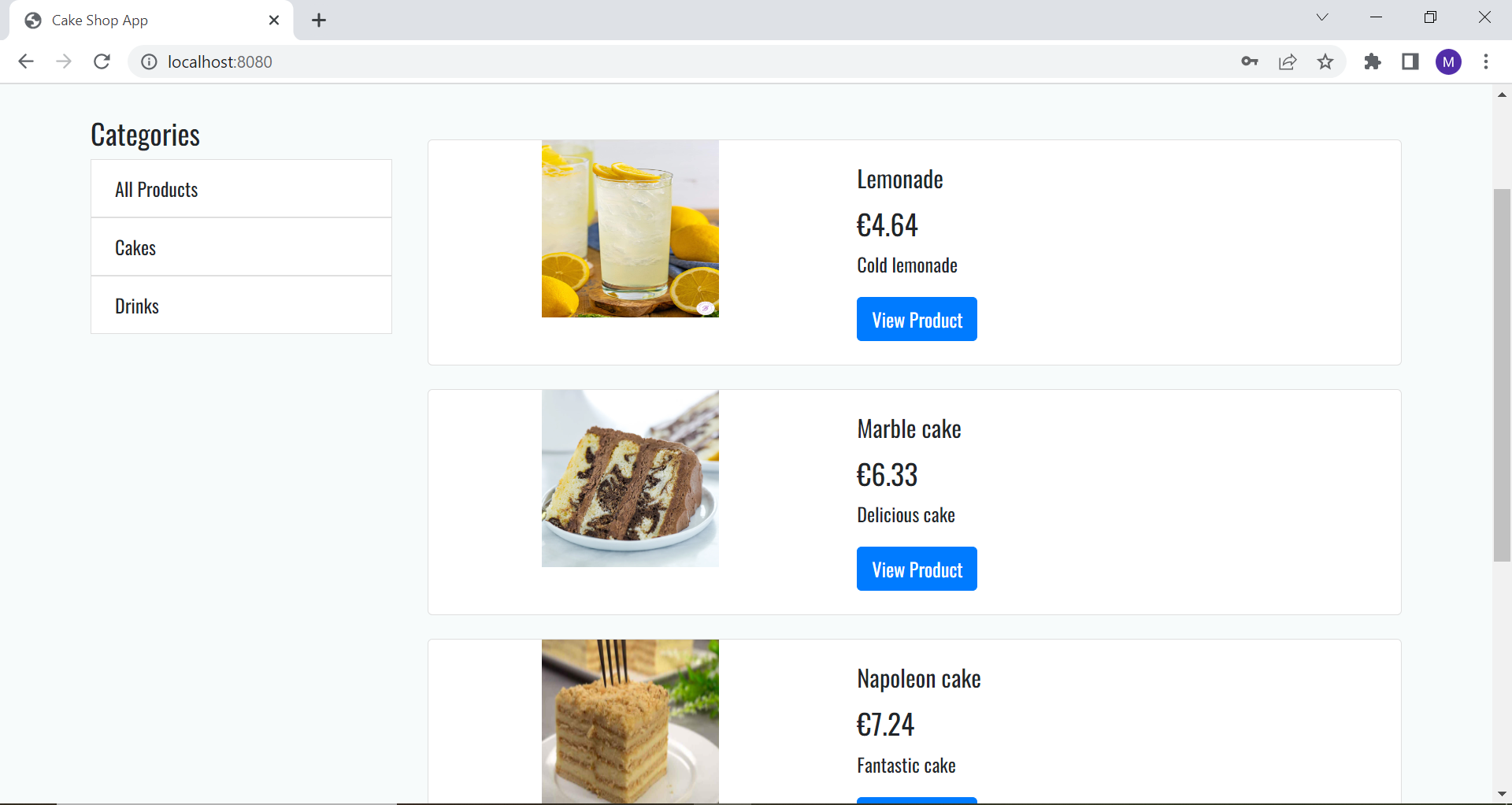 GitHub - radovan85/cake-shop-app