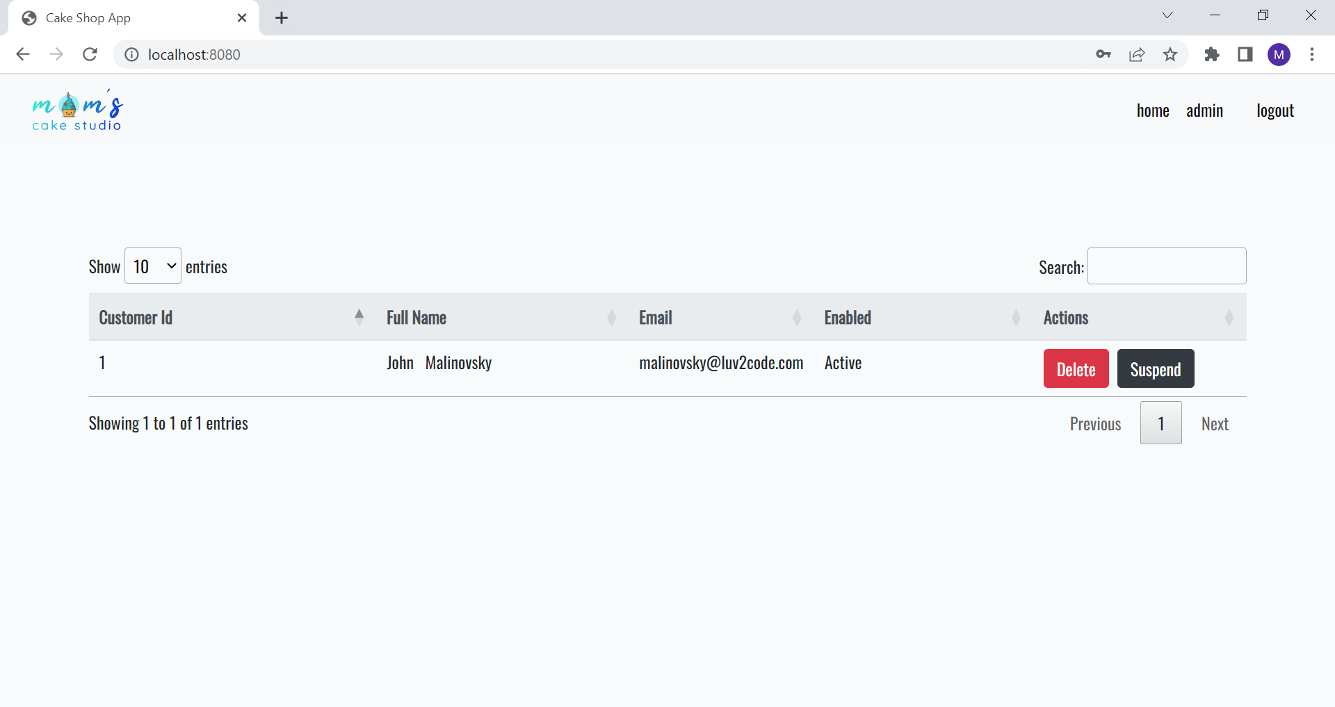 GitHub - radovan85/cake-shop-app