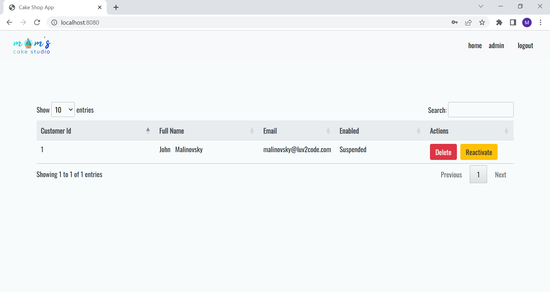 GitHub - radovan85/cake-shop-app