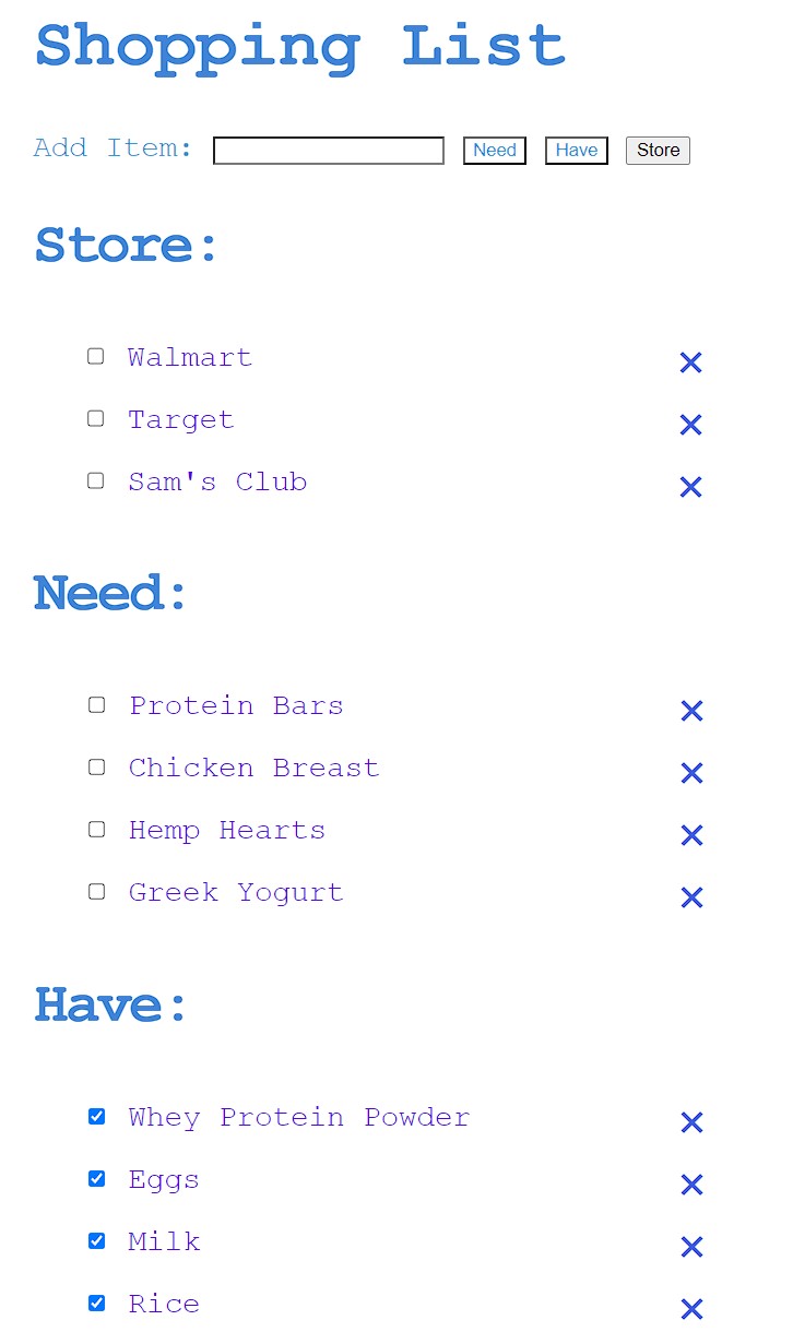 GitHub - Epicskylegend/Grocery-list: Grocery list site that lists items you need to buy and ...