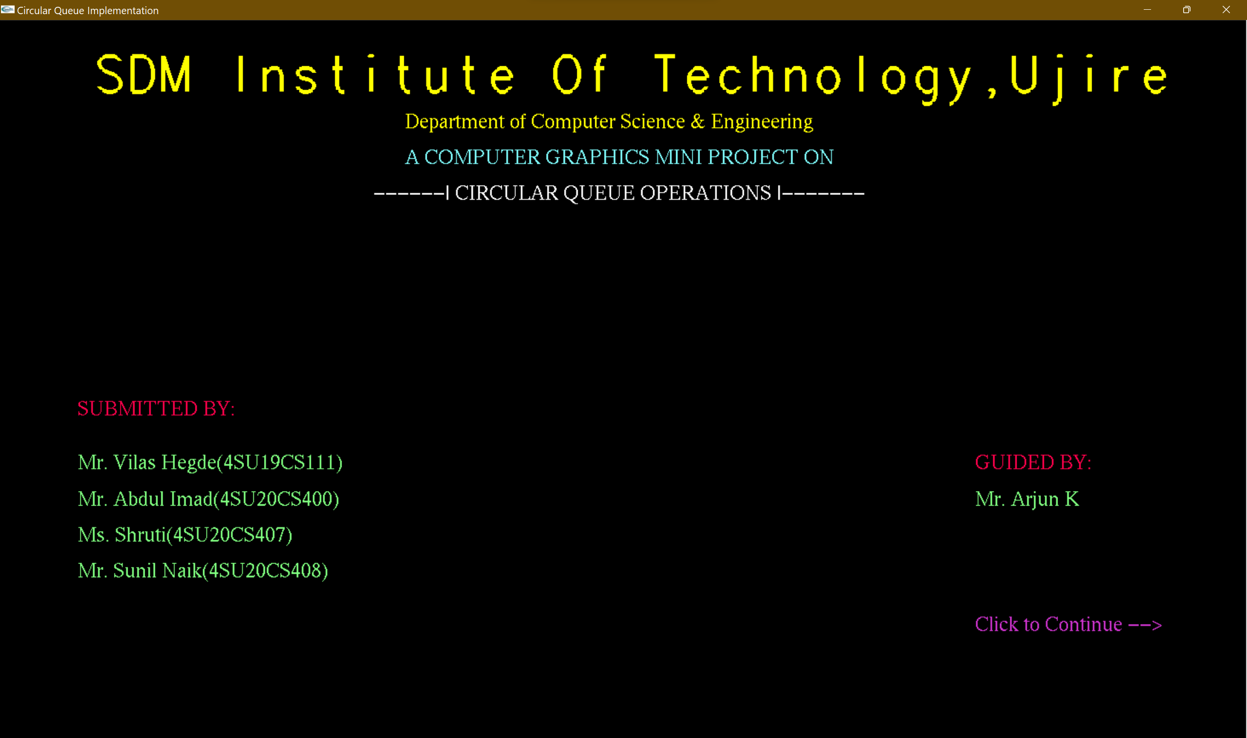 GitHub - vilasrhegde/Circular-Queue-Computer-Graphics-: A Computer Graphics Mini-Project on ...