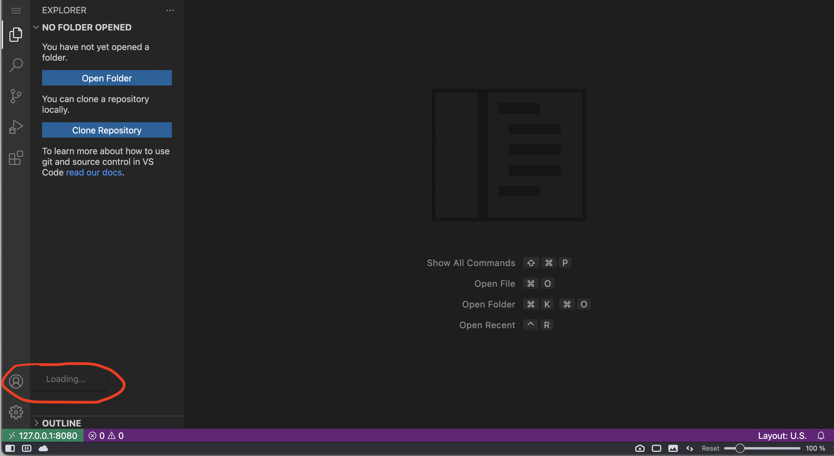 Sync settings shows "loading..." · Issue #3905 · coder/code-server · GitHub