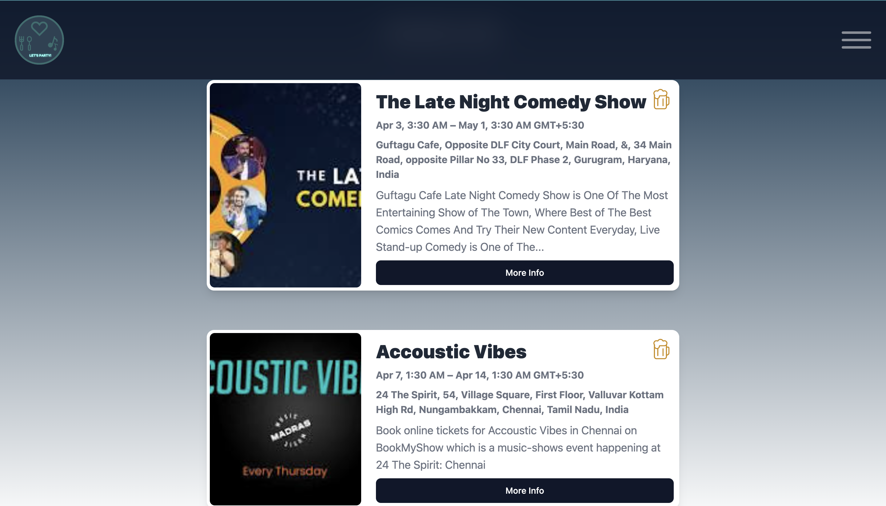 GitHub - curiousPirate/letsgoparty