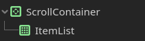 ItemList focus rectangle can be drawn outside of the bounds of a ScrollContainer · Issue #77919 ...