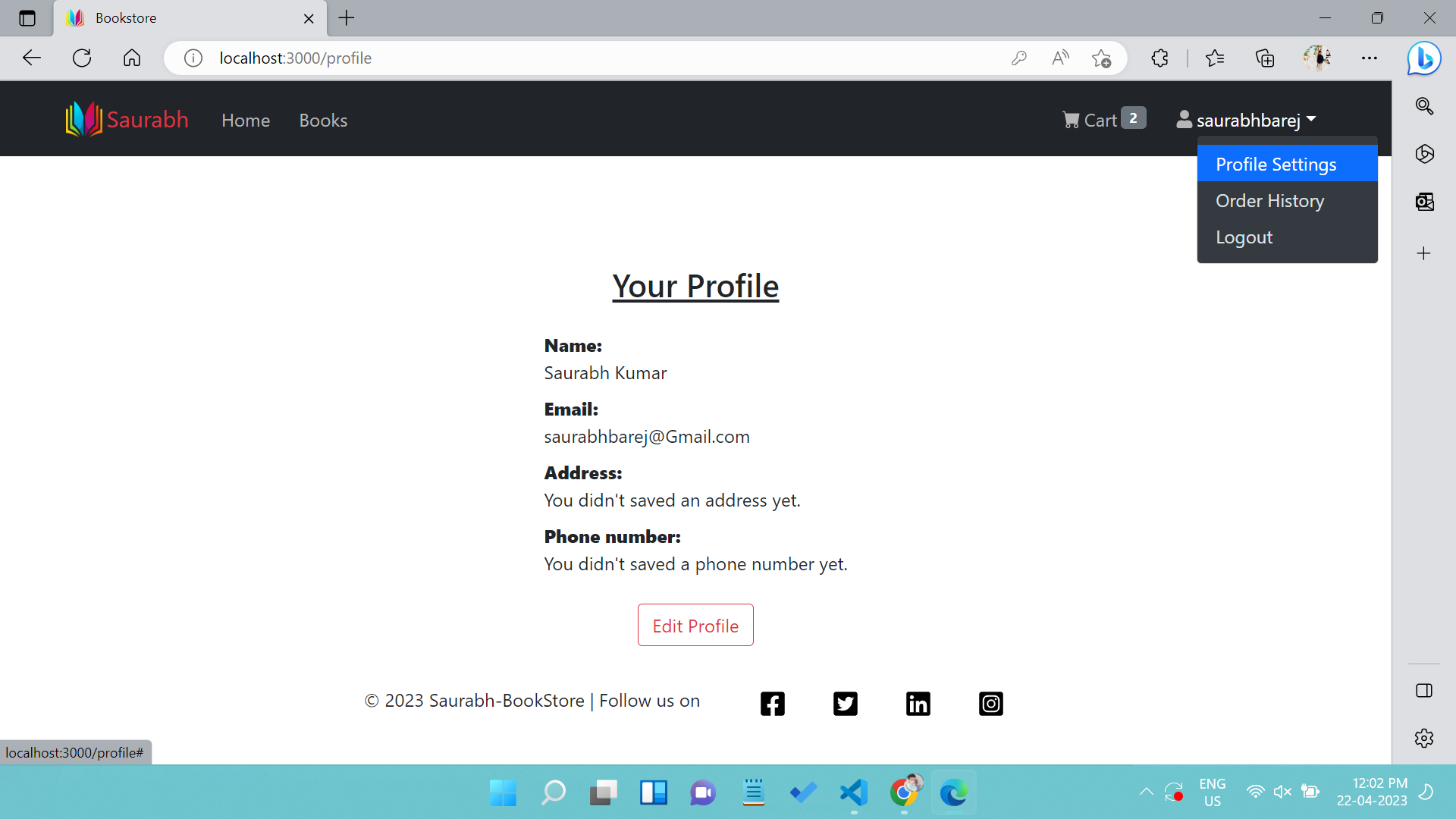 GitHub - saurabhkumar70049/OnlineBookStore