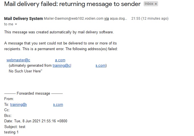 Mail delivery failed: returning message to sender · Issue #8094 · roundcube/roundcubemail · GitHub