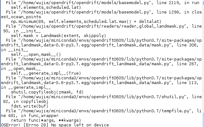 Opendrift and opendrift-landmask on 32bit systems · Issue #638 · OpenDrift/opendrift · GitHub