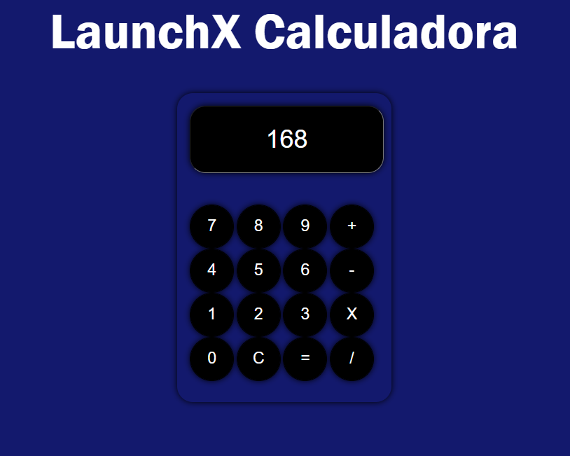 GitHub - gladys5/calculadora-ejercicio-launchX