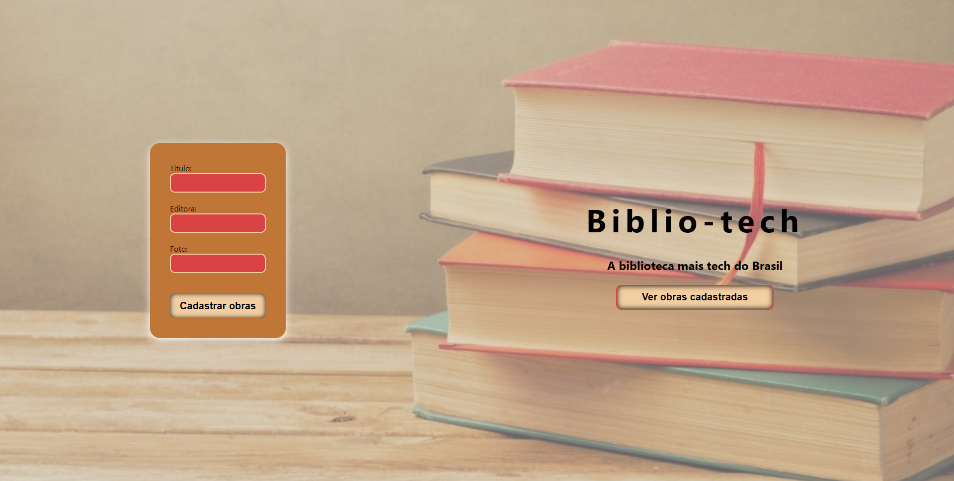 GitHub - matheusdsilva01/Front-end-biblioteca: :books: Sistema para gerenciamento de cadastro de ...