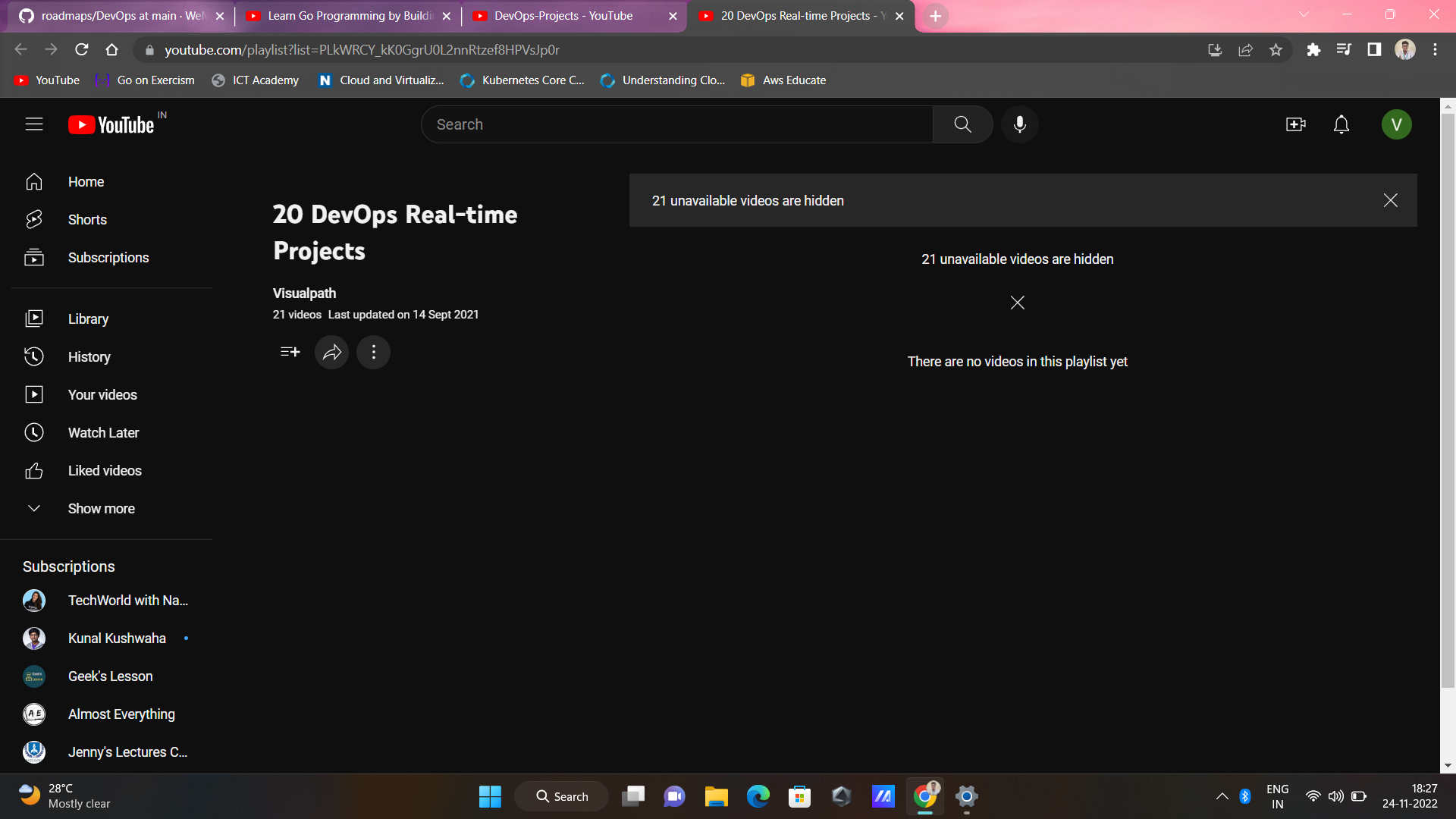 [OTHER] Missing playlist · Issue #309 · WeMakeDevs/roadmaps · GitHub