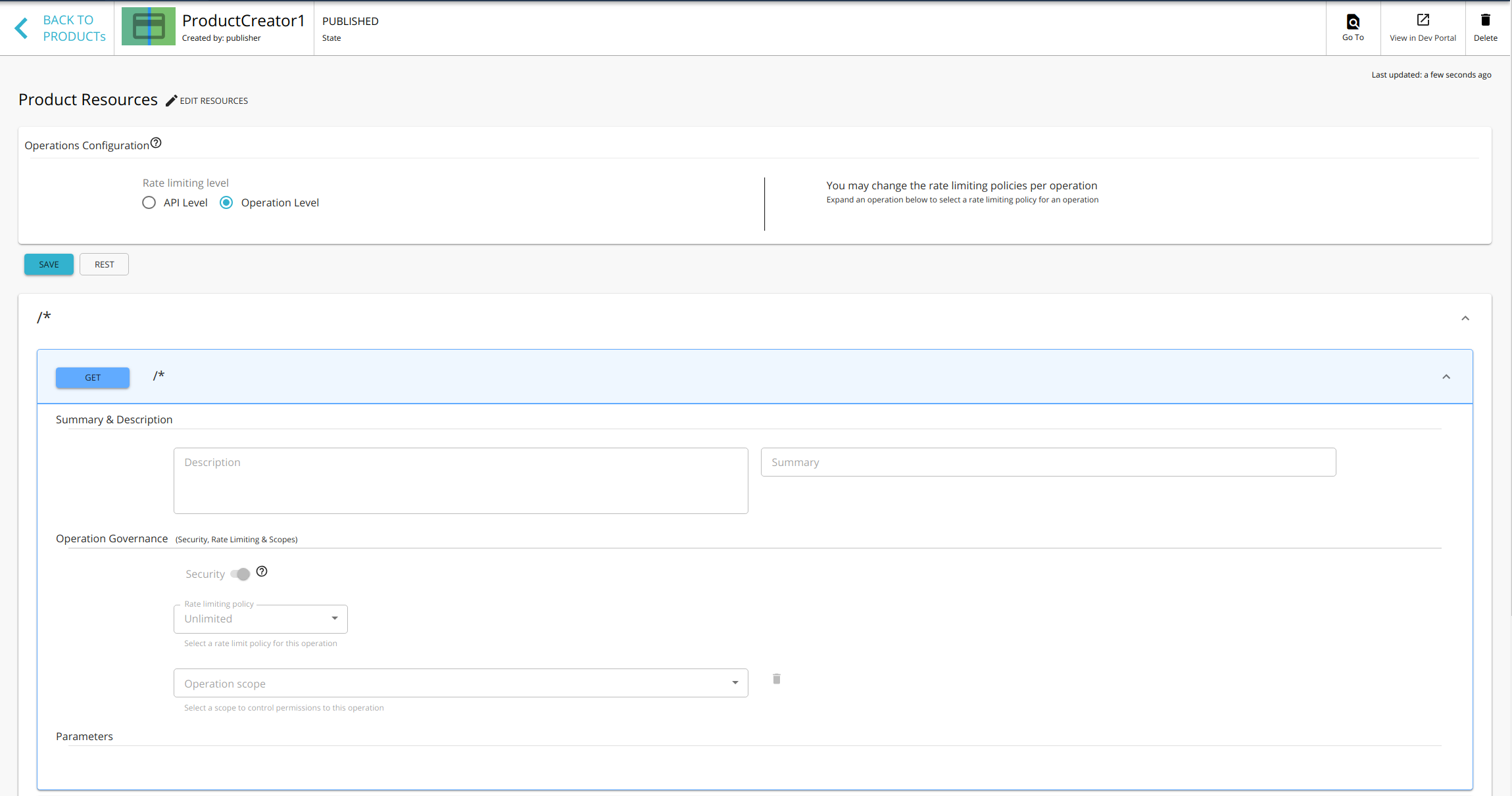 API Product Resource page issues · Issue #6546 · wso2/product-apim · GitHub