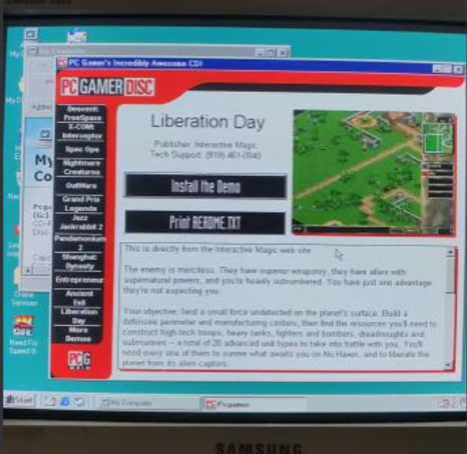 Win 9x "invalid page fault" with PC Gamer, July 1998 Demo Disk · Issue ...