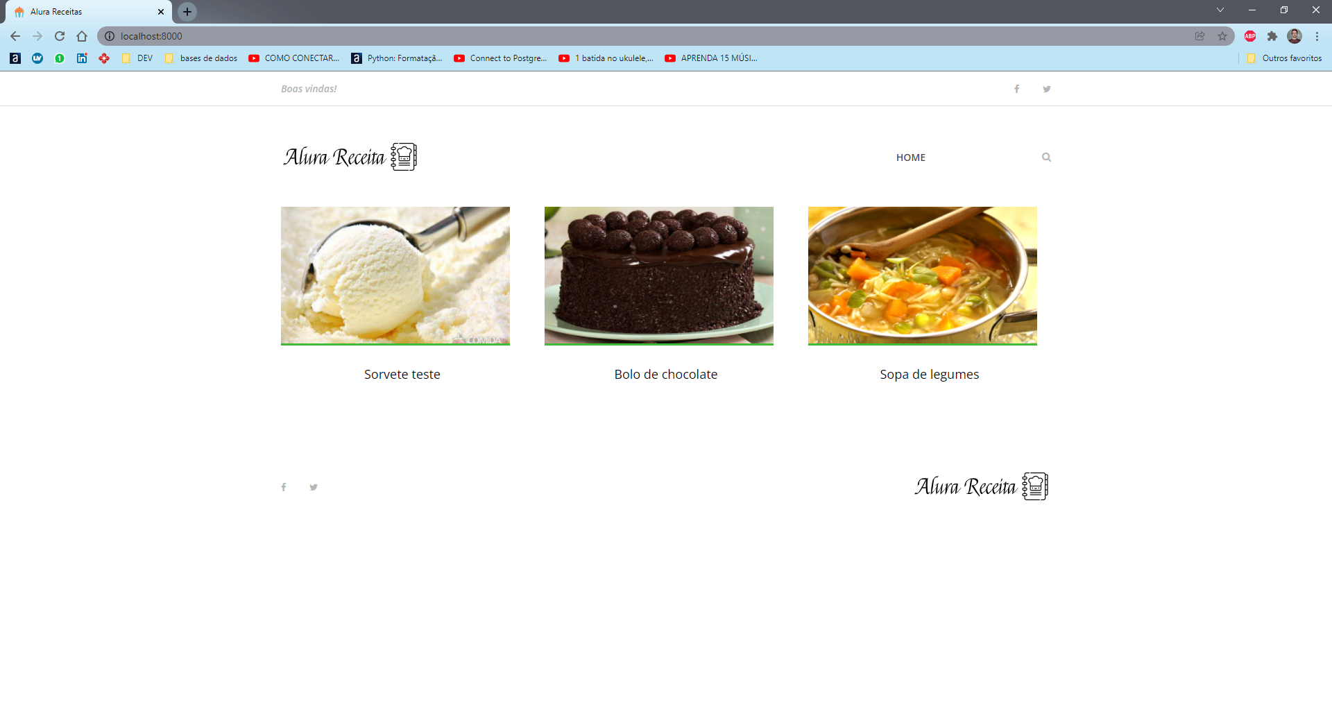 GitHub - Abiscula/CRUD-Receitas