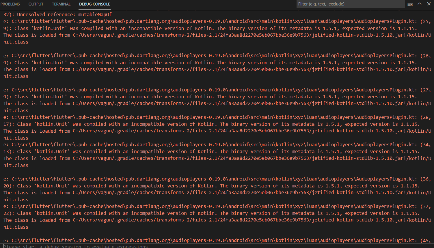 kotlin incompatible · Issue #913 · bluefireteam/audioplayers · GitHub