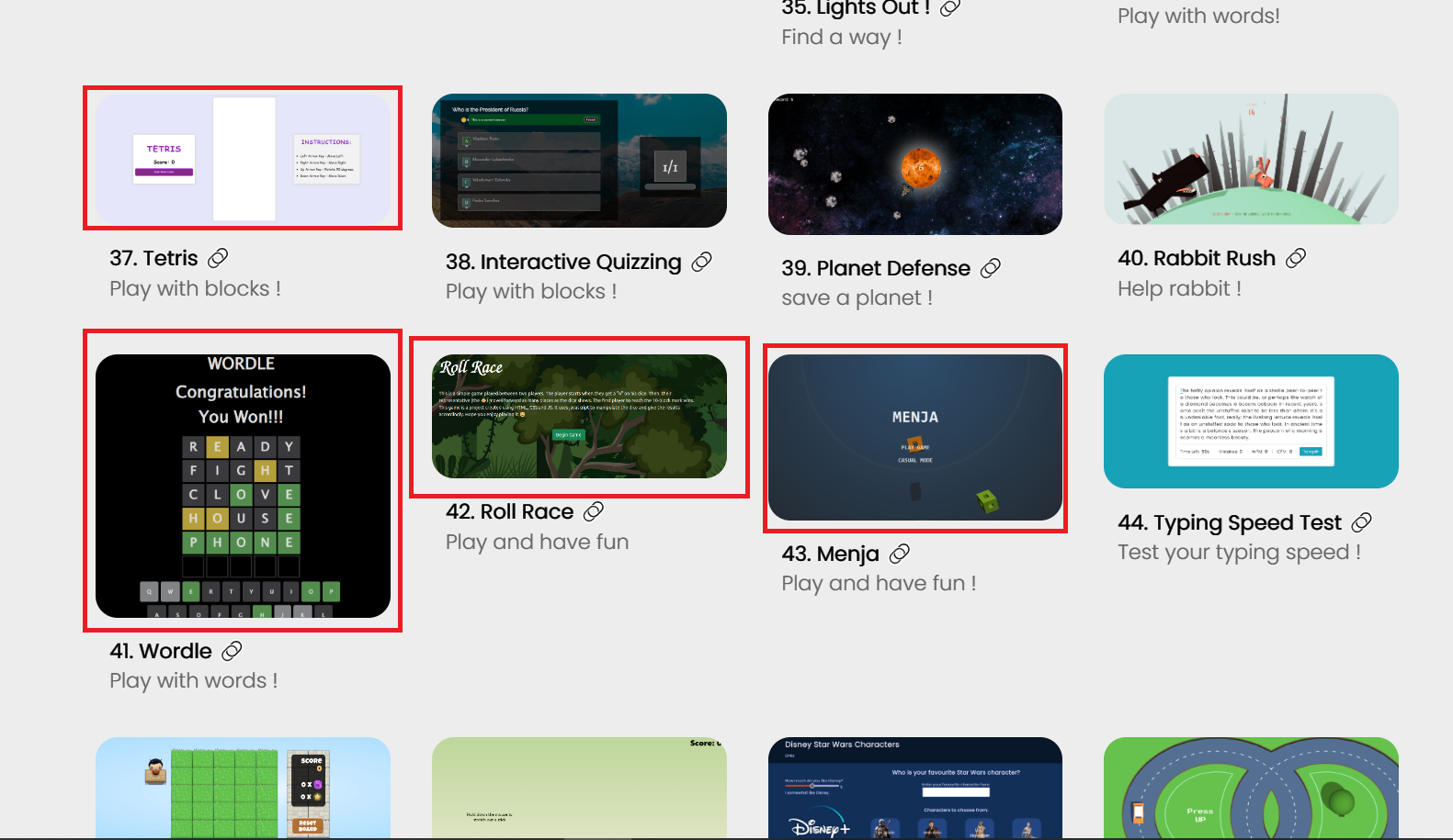 [Bug]: All the images for the games are not displayed in same size on home page · Issue #881 ...