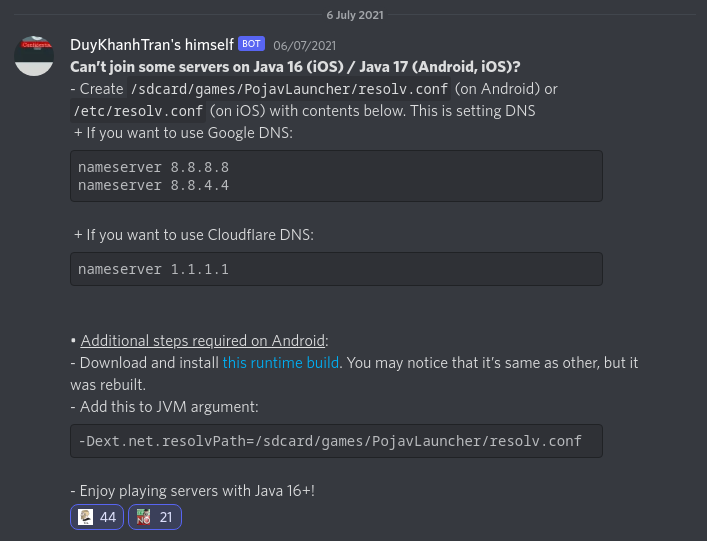 [BUG] Unknown host · Issue #3518 · PojavLauncherTeam/PojavLauncher · GitHub