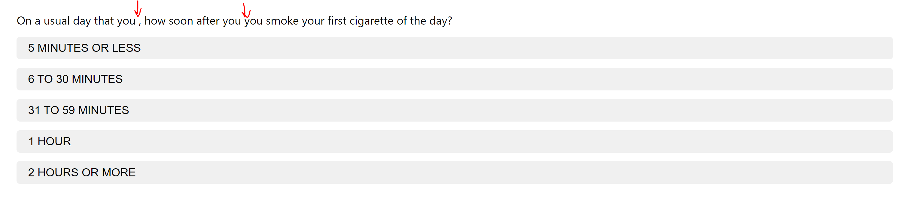 [CIG10] & [CIG11] Wording of question error in PWA · Issue #116 · episphere/questionnaire · GitHub