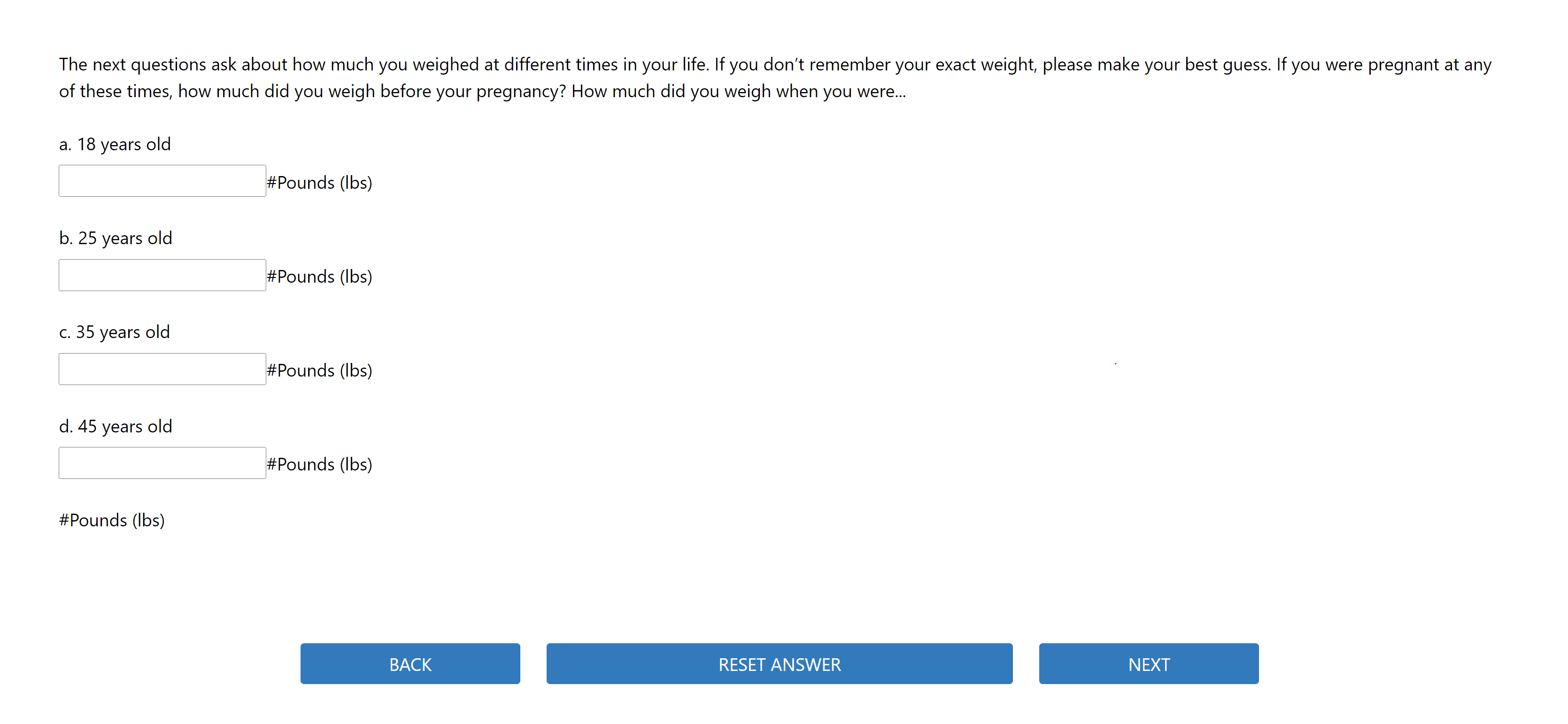 No unit listed for response boxes in [WEIGHTTHIS] · Issue #169 · episphere/questionnaire · GitHub
