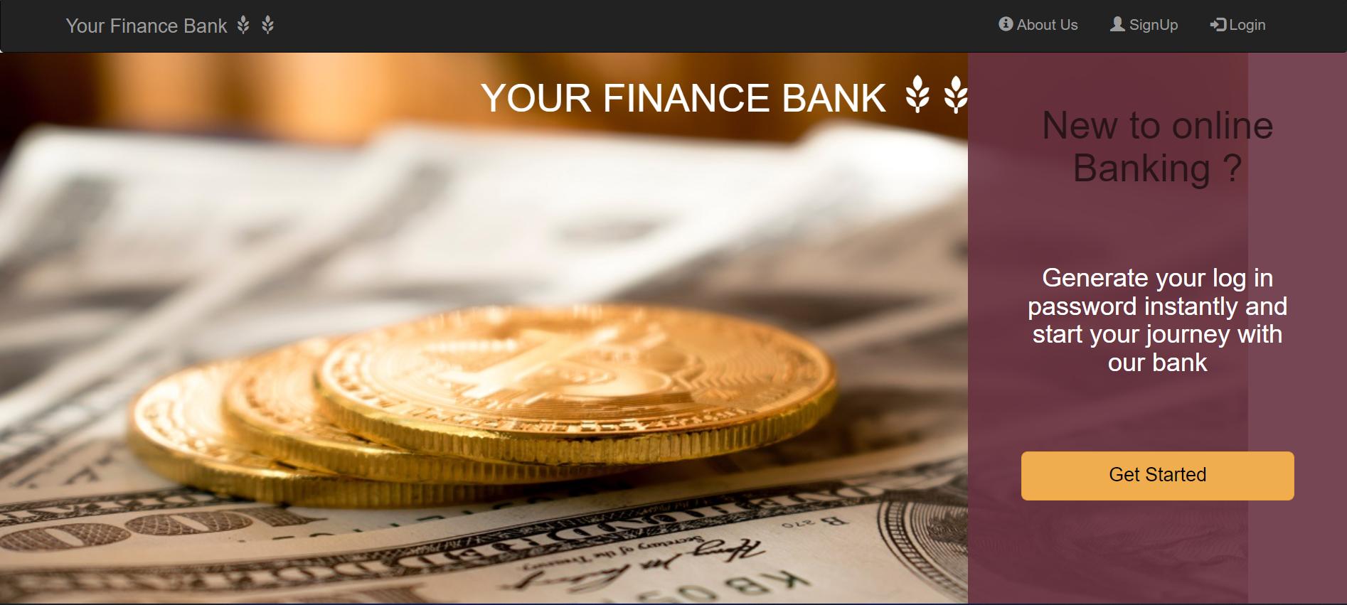 GitHub - Srijani-Chakroborty/Online-Banking-website: :bank: An ...