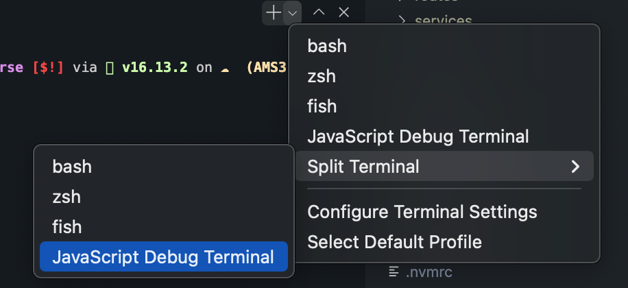 Add Split Debugger Terminal To The Context Menu In Terminals · Issue 152153 · Microsoftvscode