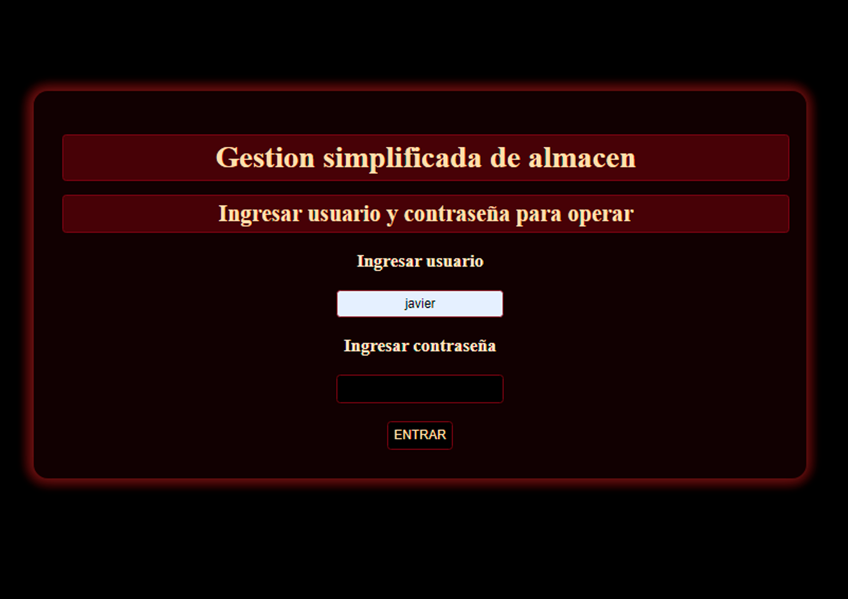 GitHub - javier-dotcom/Gestion-Simplificada-de-Stock