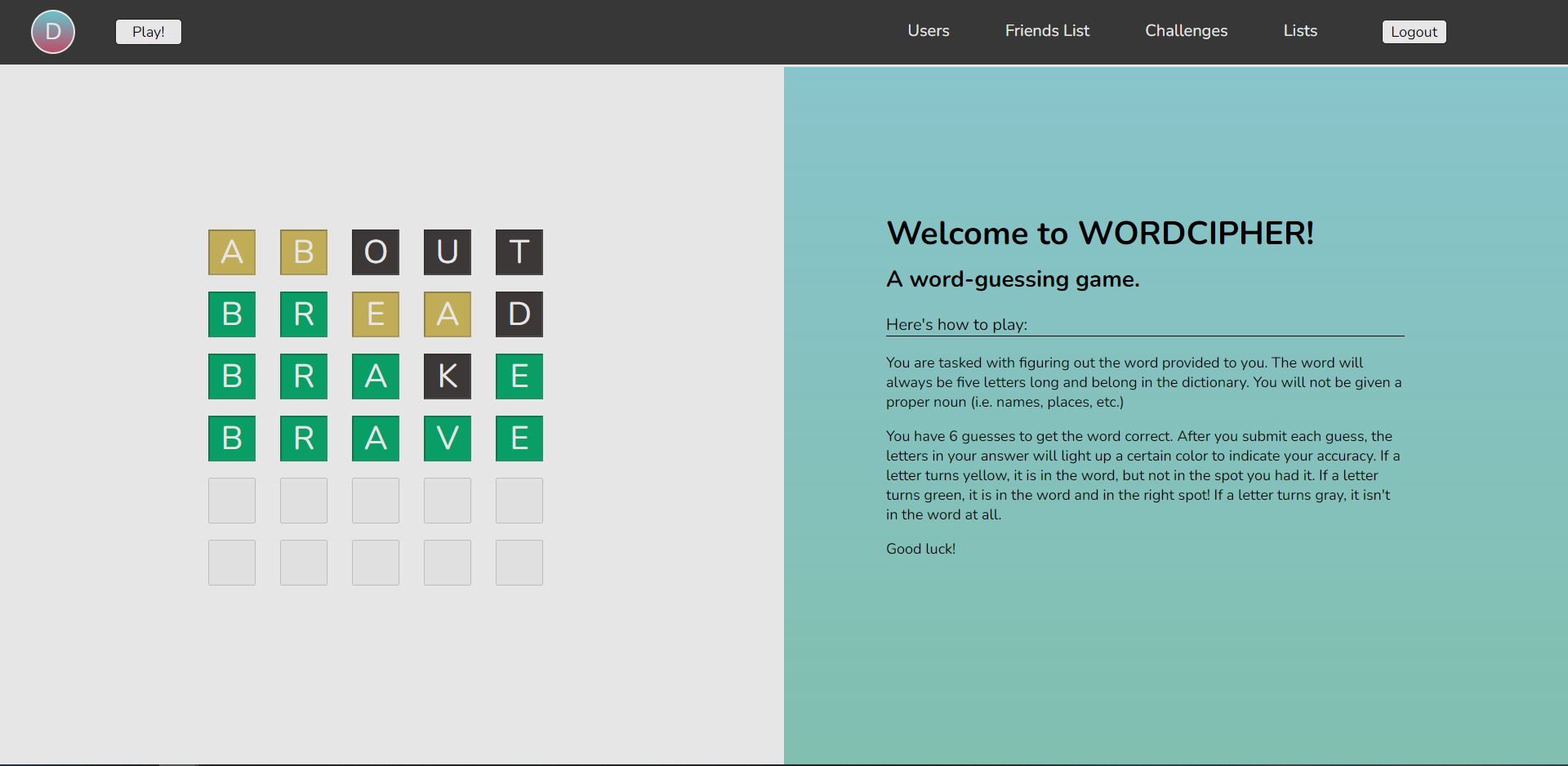GitHub - christopher-hauser/wordcipher