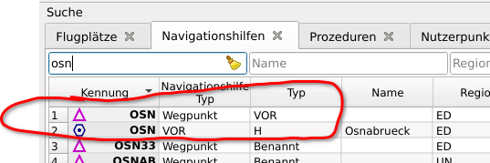 Missing airways. Unable to add waypoints with colocated VOR/NDB ...