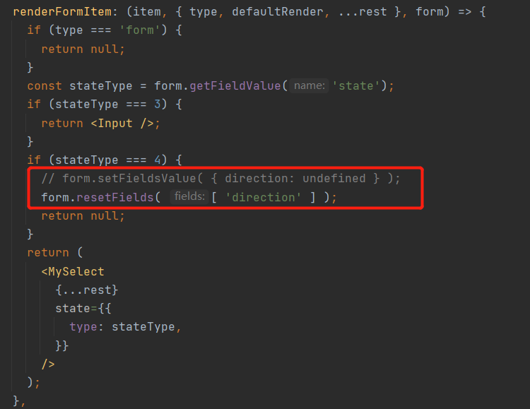 🧐[问题]ProTable的自定义查询表单renderFormItem如何设置表单的值，才不会报错？ · Issue #5224 · ant-design/pro-components ...
