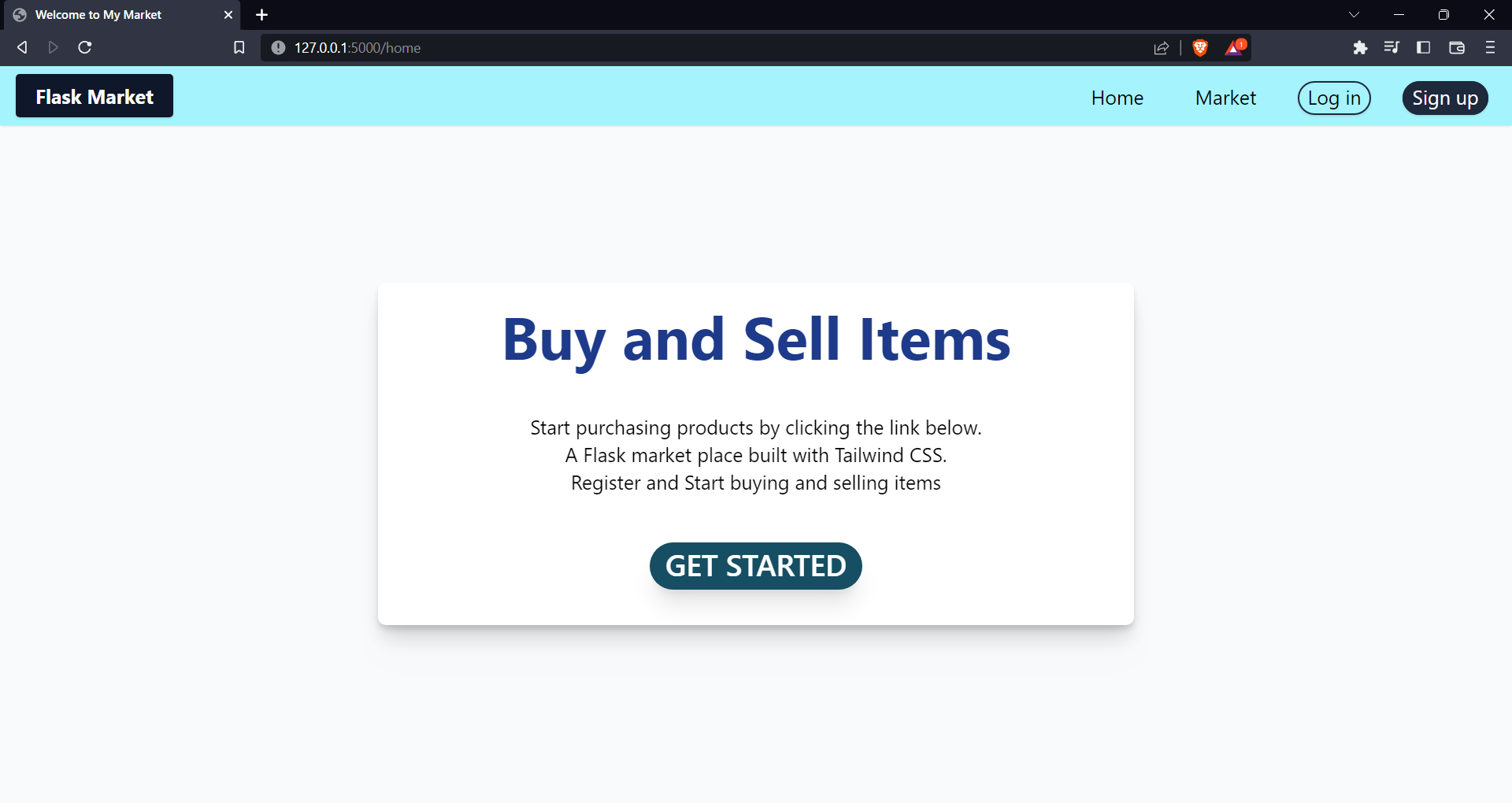 GitHub - Chaitreya/Market-place-using-Flask
