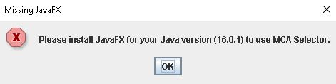 Error: Please install Java Fx · Issue #216 · Querz/mcaselector · GitHub
