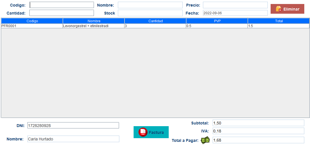 GitHub - Feliandres/ProyectoPOO_2022_P: Proyecto Final POO - Farmacia CRUD