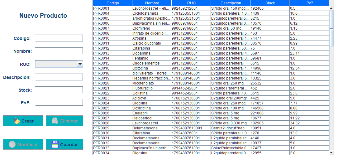 GitHub - Feliandres/ProyectoPOO_2022_P: Proyecto Final POO - Farmacia CRUD
