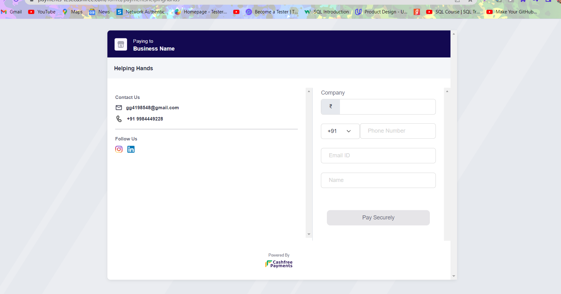 GitHub - codinggaurav7/Payment-Gateway-Integration--The-Sparks-Foundation