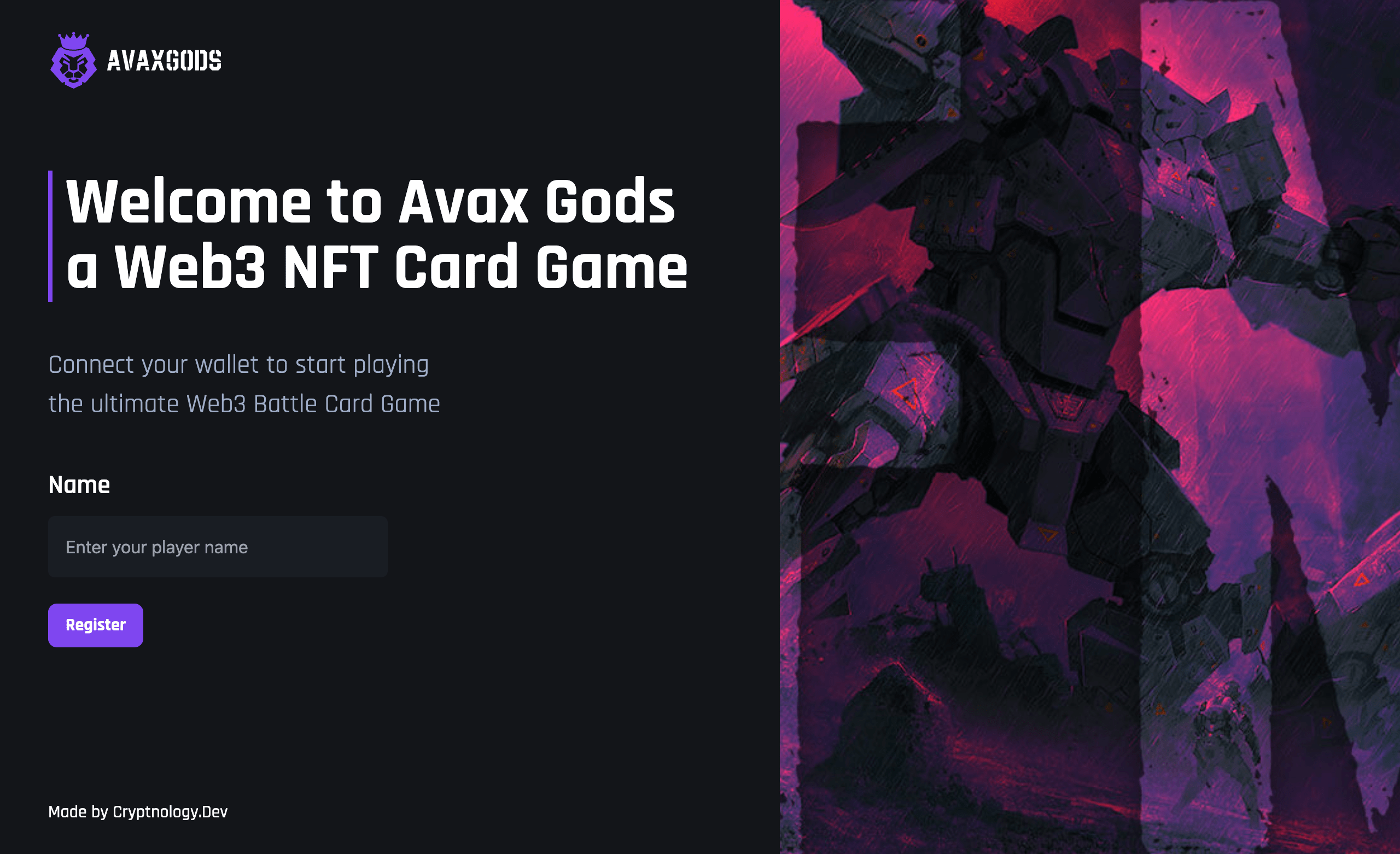 GitHub - cryptnology/nft-card-game