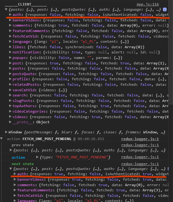 redux store out of sync store().getState() with state from redux logger · Issue #507 ...