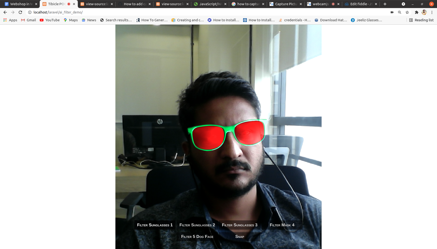 How can i change background after taking snap of filter image ? · Issue #252 · jeeliz ...
