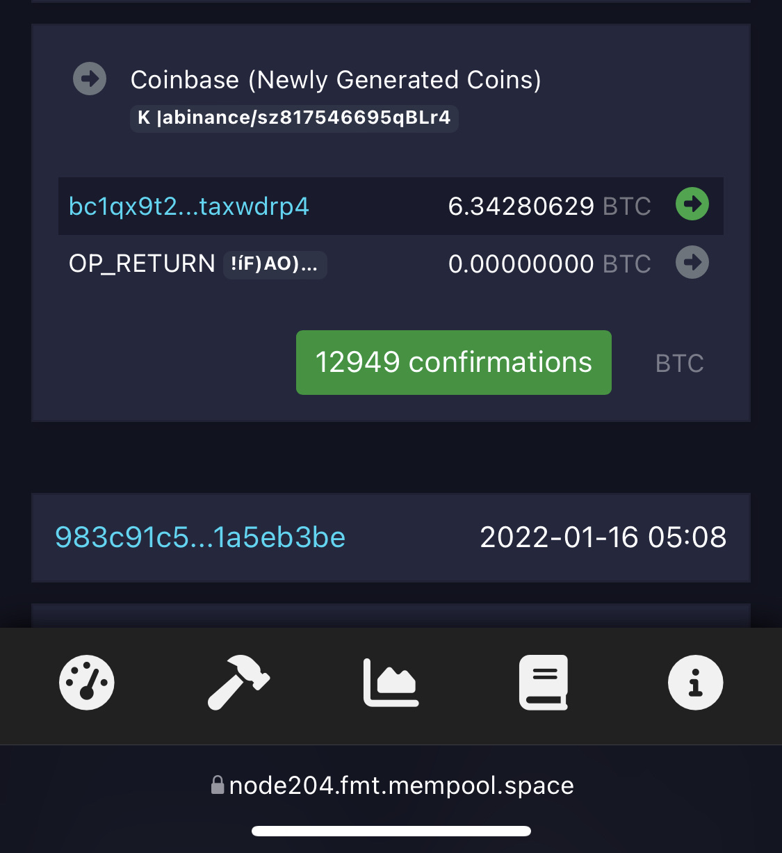 Address transfer value sometimes not displayed · Issue #1551 · mempool/mempool · GitHub