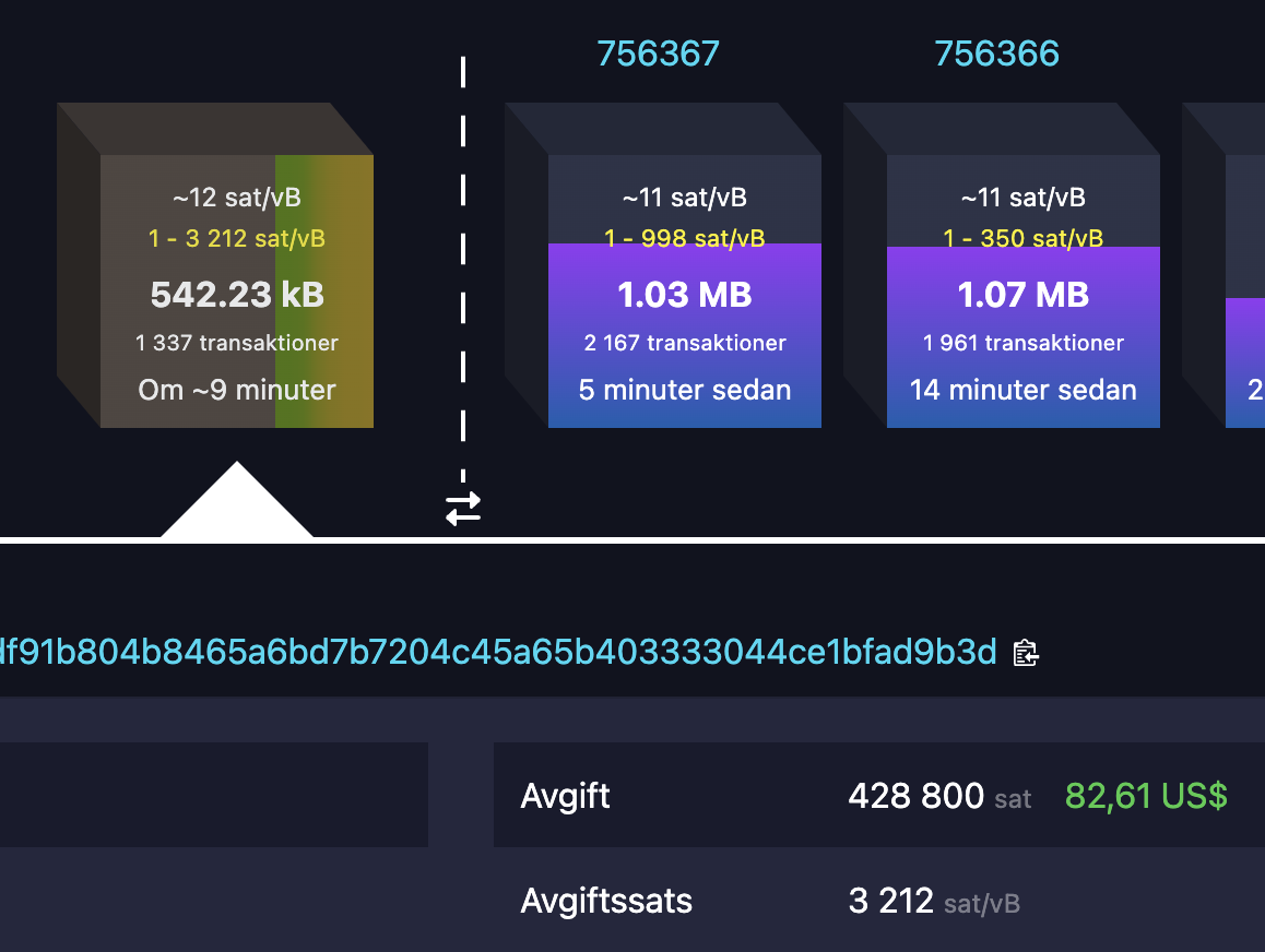 The Arrow Should Point To Where In The Mempool The Tx Is Located · Issue 2598 · Mempool Mempool