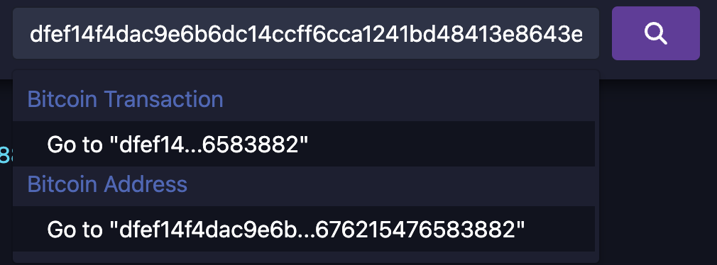 Search bar redirects some txids to address · Issue #3666 · mempool/mempool · GitHub
