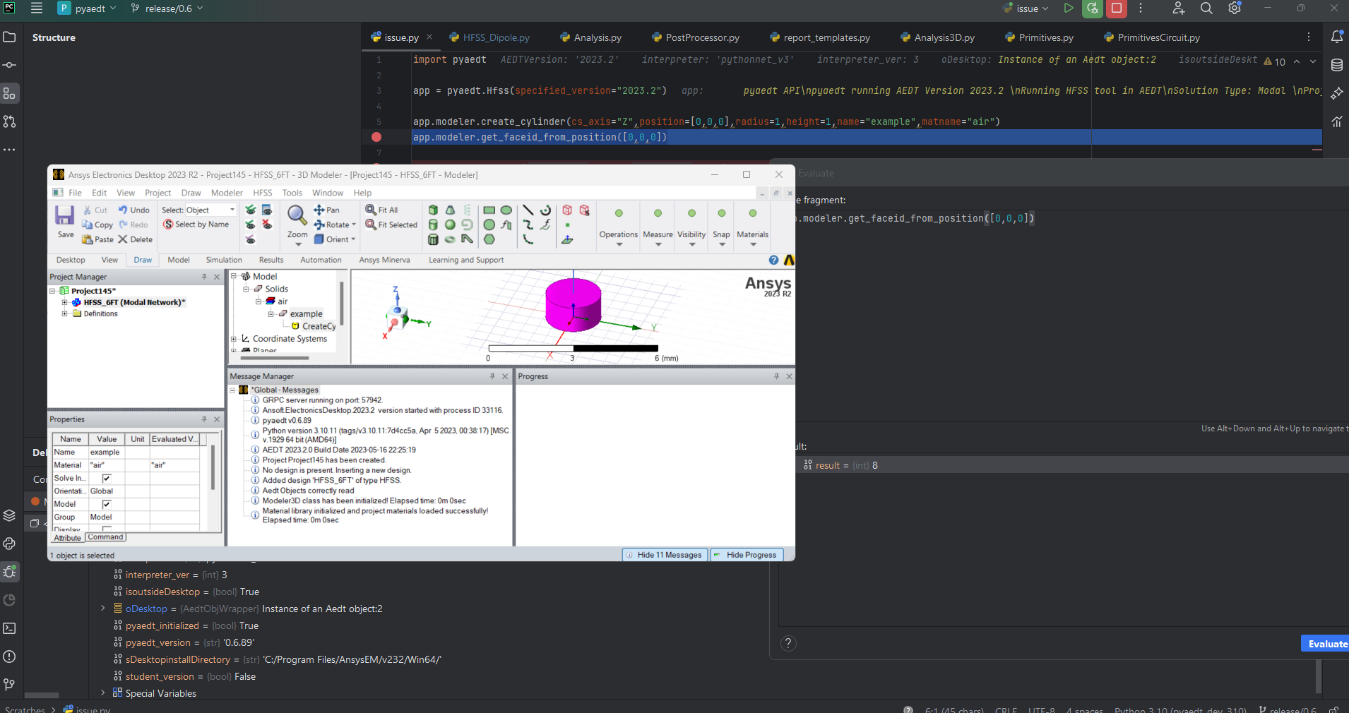 Can't find face by name and position · Issue #3467 · ansys/pyaedt · GitHub
