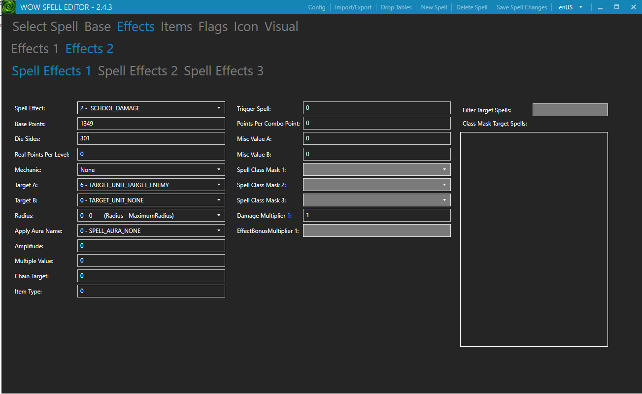Can't copy data from Spelleditor to Spell_Template (cMangos 2.4.3) · Issue #177 · stoneharry/WoW ...