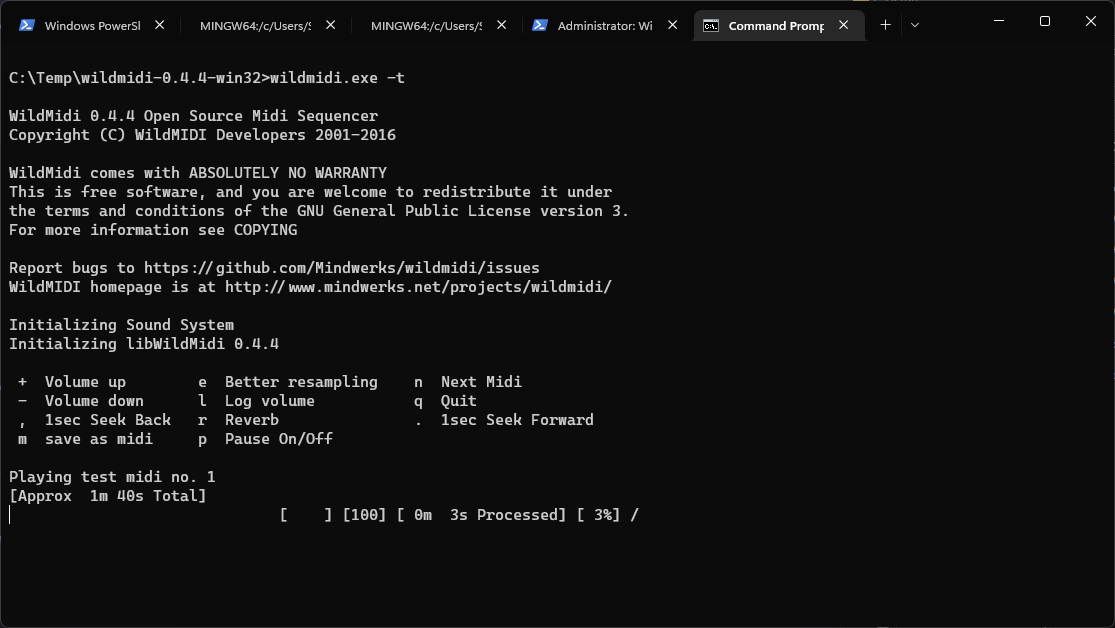 No Audio Output On Windows 11 · Issue 237 · Mindwerkswildmidi · Github