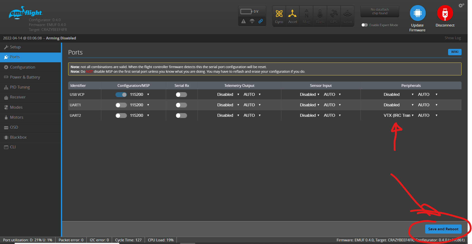Mobula6 v2 - OpenVTX output very low power, not responding to config changes · Issue #796 ...
