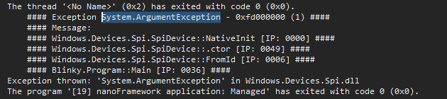 Getting 'System.ArgumentException' Error while calling 'SpiDevice.FromId' · Issue #327 ...