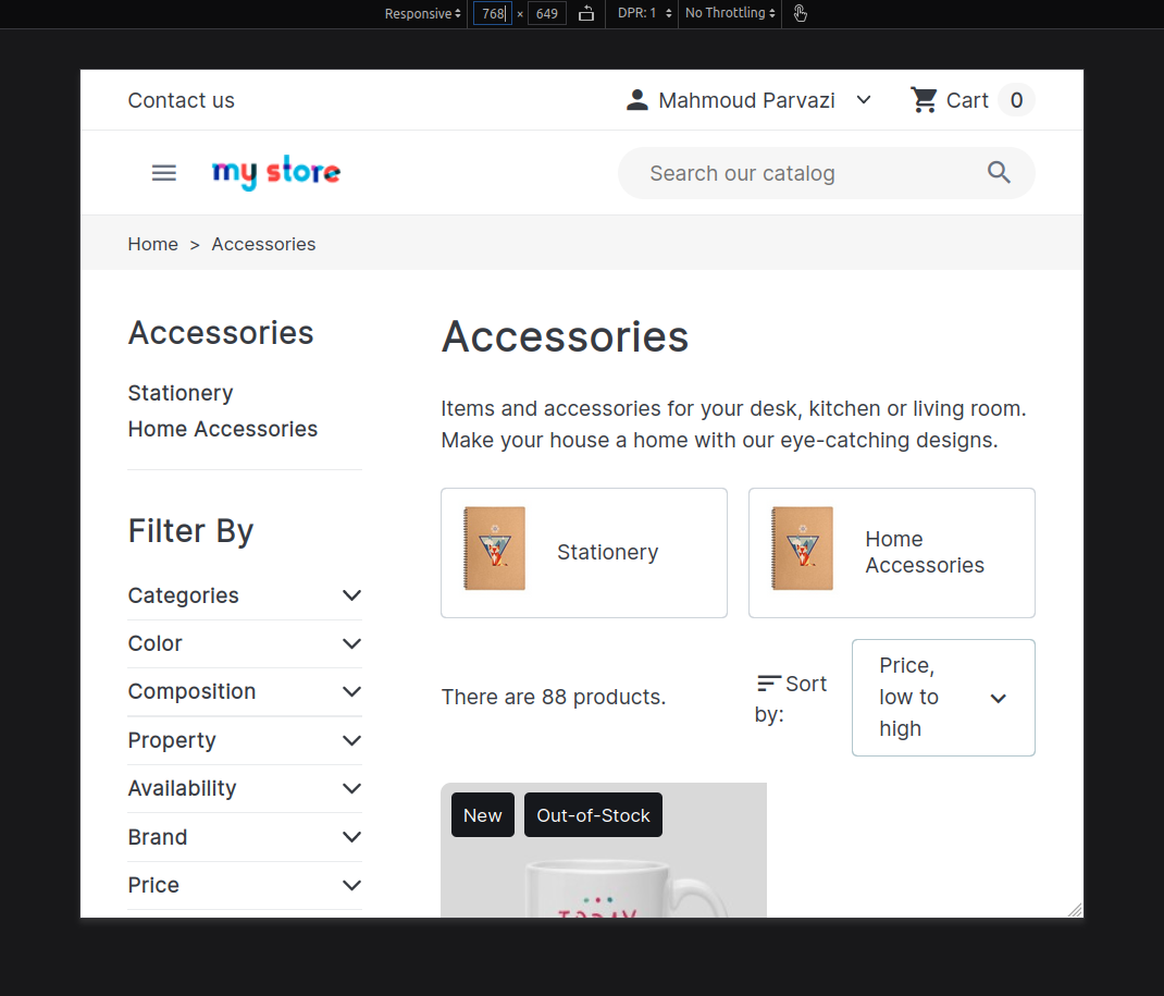 Viewport check: 768px · Issue #346 · PrestaShop/hummingbird · GitHub